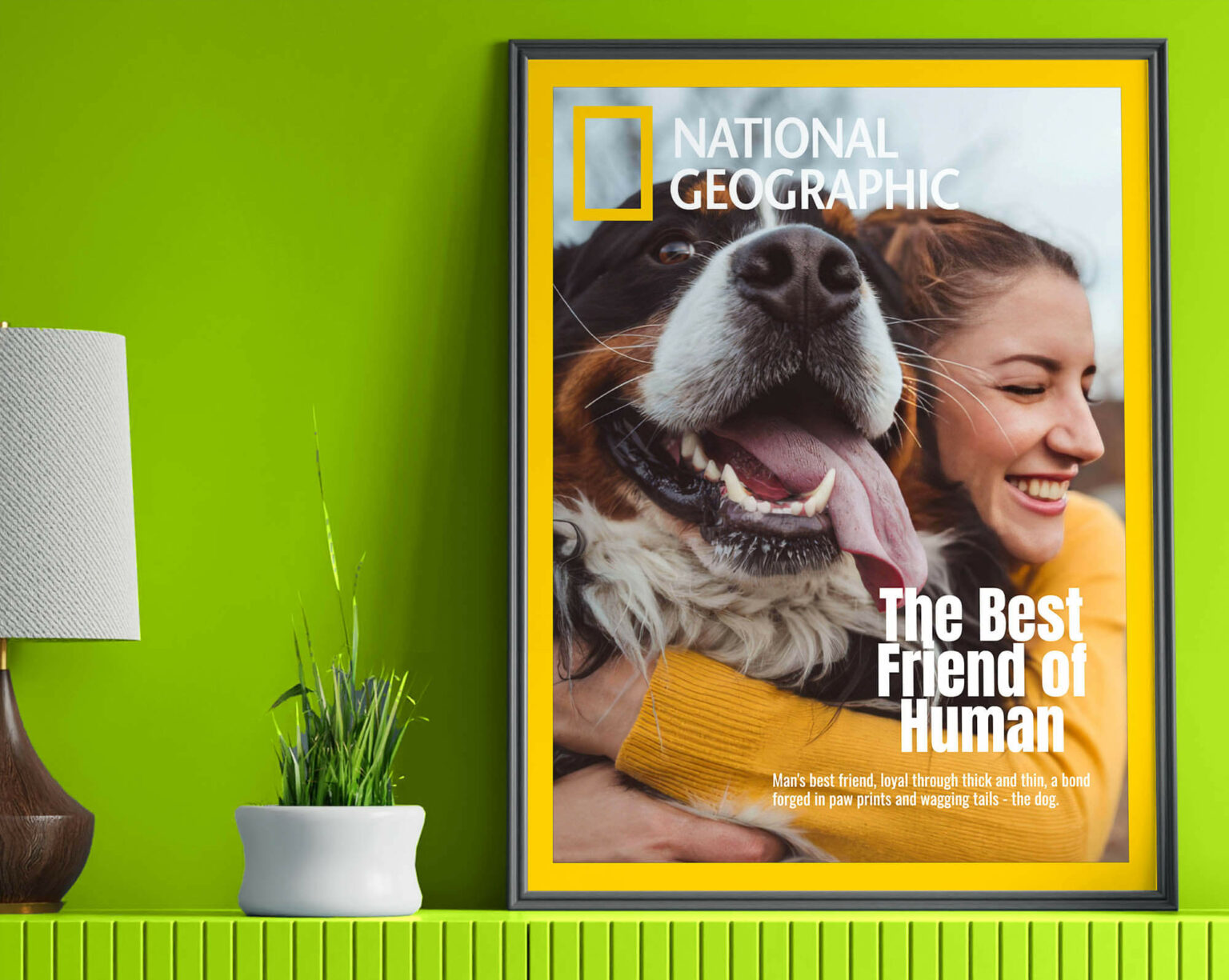 DIY National Geographic Magazine Cover Template - Template Online