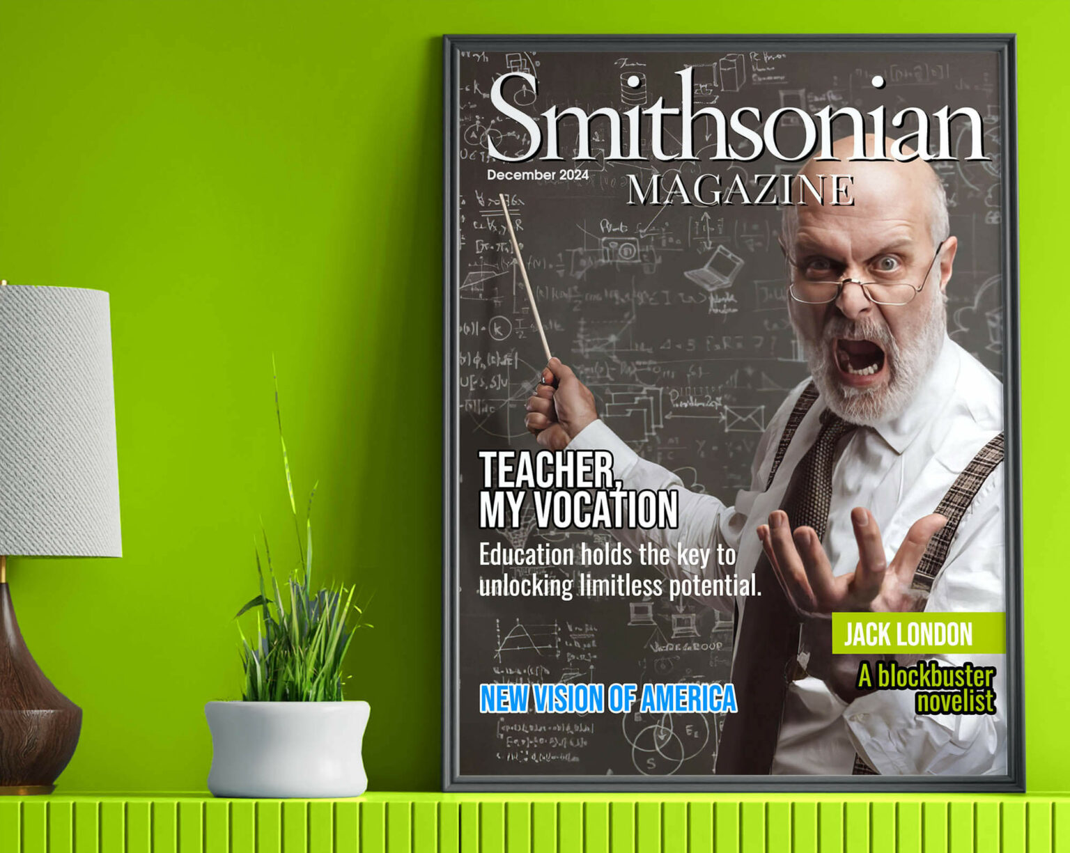 DIY Smithsonian Magazine Cover Template - Template Online