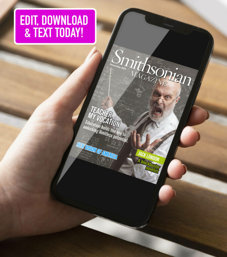 DIY Smithsonian Magazine Cover Template - Template Online